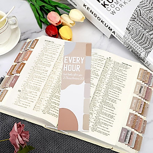 Bible Tabs for Bible Journaling Supplies,Bible Study Tabs for Women and Men,66 Old and New Testament Bible Book Index Tabs for Christian Gift