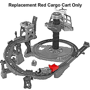 Replacement Part for Thomas and Friends Sodor Safari Tiger Adventure Train Playset - GXH06 ~ Replacement Red Cargo Cart
