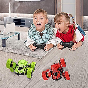 Joyjam Remote Control Car for Boys 4-10, 360° Rotation RC Stunt Car Off Road RC Toys Cars for Kids and Adults, 2.4Ghz Remote Control Truck High Speed Racing Car, for Boys Girls Christmas Birthday Gift