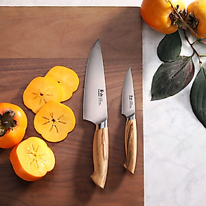 Cangshan OLIV Series 2-Piece Starter Knife Set, Forged Swedish 14C28N Steel, 501660