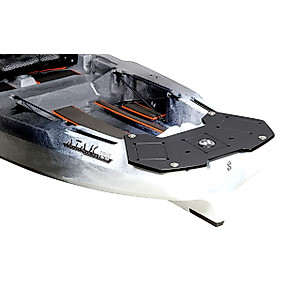 Wilderness Systems Kayak Stern Mounting Plate Gen 2 | Fits ATAK 120 Kayaks | Torqueedo Motor Mount | Kayak Power Pole Mount | Kayak Accessory Mount, One Size, Black (8070229)