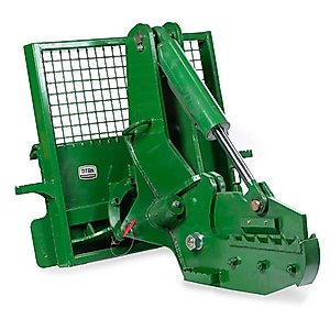 Titan Attachments 12" Rotating Tree Shear Attachment 5" Cylinder for JD Hook and Pin Loaders