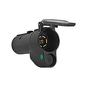 Tow Ready 20142 7-Way Flat Pin to 7-Flat Plug to Plug Adapter, Regular