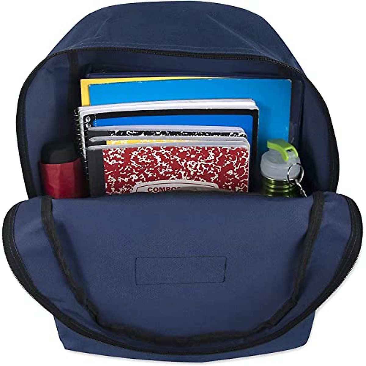 Trail maker 24 Pack Classic Backpacks in Bulk Wholesale Two Tone Backpacks (Pack 2)