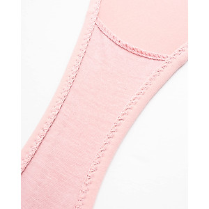 Jessica Simpson Women's Underwear - 3 Pack Microfiber Lace Tanga Panties (S-XL), Size Small, Brunette/Mellow Rose/Jet Black