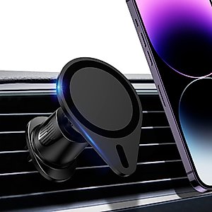 SUPERONE Mag Safe Car Mount Vent, Magnetic Car Holder for iPhone 15 14 13 12 Pro/Max/Plus/Mini, [Strong Magnet Strength] 360 Degrees Adjustable, Mag Safe Accessories