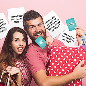 Funny Game for Couples - 250 Cards - Conversation Starters Couples Games - Great for Date Night, Romantic and Hilarious Questions, Improve Communication and Relationships - Conversation Cards