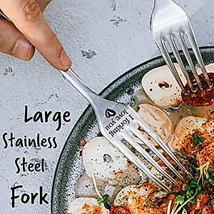 Boyfriend Gifts Long Distance, Boyfriend Gifts from Girlfriend, Boyfriend Gifts for Birthday, Hug This Pillow Until You Can Hug Me, 18x18 inch Pillow Cover + Fork Gift Set,