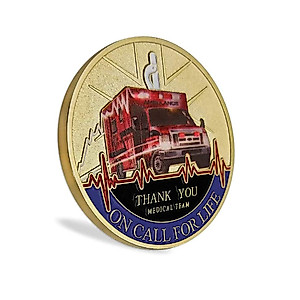 EMT EMS Paramedic's Prayer Coin Emergency Medical Services Medic Challenge Coin
