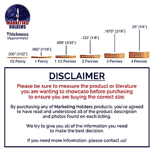 Marketing Holders Acrylic Countertop Display 12 x 7" x 19" Locking Security Showcase Cupcake