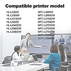 LODICOLOR Compatible TN660 TN-660 High Yield Toner Cartridge Replacement for Brother HL-L2300D HL-L2305W MFC-L2680W MFC-L2685DW DCP-L2520DW DCP-L2540DW Printer Toner Cartridge (1 Pack, Black)