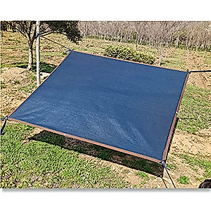 B L Shade Cloth Sun Shade 8 x 12 Ft, 90% UV Block Shade Tarp for Plant Cover, Shade Netting for Greenhouse, Barn, Chicken Coop,Dog Kennel Outdoor,Canopy, Pools, Dump Truck, Garden Shade Mesh Net Blue