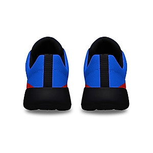 Puerto Rico Shoes Mens Womens Running Tennis Shoes Athletic Casual Puerto Rico Flag Sneakers Gifts for Friends Black Size 11