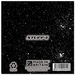 4th Birthday Card Unisex - Space Astronaut - Happy Birthday Card 4 Year Old Son Daughter Brother Sister Grandson Granddaughter Niece Nephew Cousin, 5.7 x 5.7 Inch Fourth Bday Greeting Card