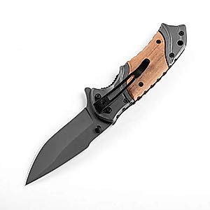 Krezy Case Engraved Pocket Knife Personalized, Pocket Knife For Him, Custom Knife With Wooden Box, Groomsmen Pocket Knife, Customized Knife, Knife With Clip For Men