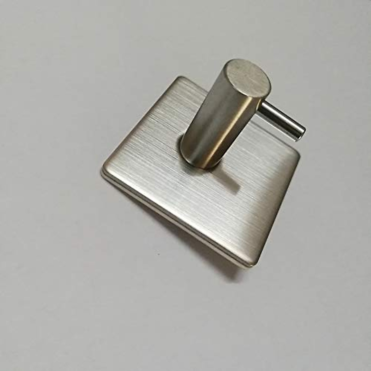 4Packs Towel Hooks SUS 304 Stainless Steel Adhesive Hooks Heavy Duty Wall Hangers, Bathroom Towel Holders Clothes Cabinet Closet Robe Hook Wall Mounted Round Kitchen Door Hanger