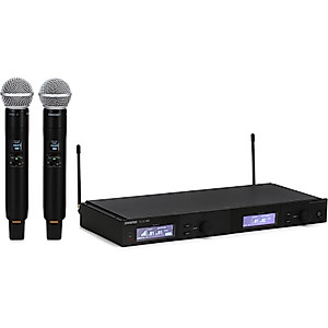 Shure Dual Channel Wireless Microphone System with 2 SM58 Handheld Mics, SLXD24D/SM58-G58