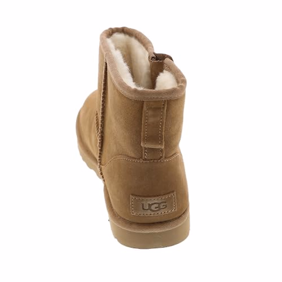 UGG Women's Classic Mini Bailey Zip Boot, Chestnut, 8