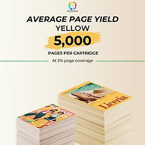 TCT 046X Yellow Toner Cartridge - Premium Compatible Replacement for Canon 046 Yellow High Yield Works with Canon Color ImageClass MF731CDW MF733CDW MF735CDW LBP654CDW Printers (5,000 Pages)