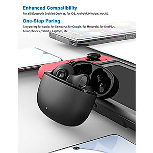TITACUTE Wireless Earbuds NFC Noise Canceling Bluetooth Headphone for iPhone 13 14 Pro Max 12 11 XR Samsung A53 S22 S21 S20 Galaxy Z Flip 4 3 A13 Google Pixel 6 5 Android in-Ear Earphone USB C Headset
