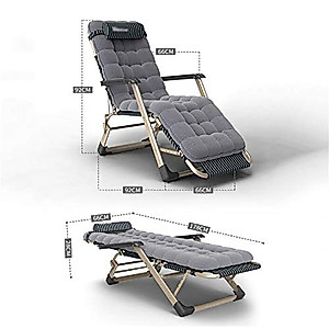 CHLDDHC Folding Chaise Longue Chaise Longue Jardin Siesta Desk Siesta Chair Single Bed Lazy Chair Leisure Outdoor Folding Chair Chaise Longue for Beach Fishing