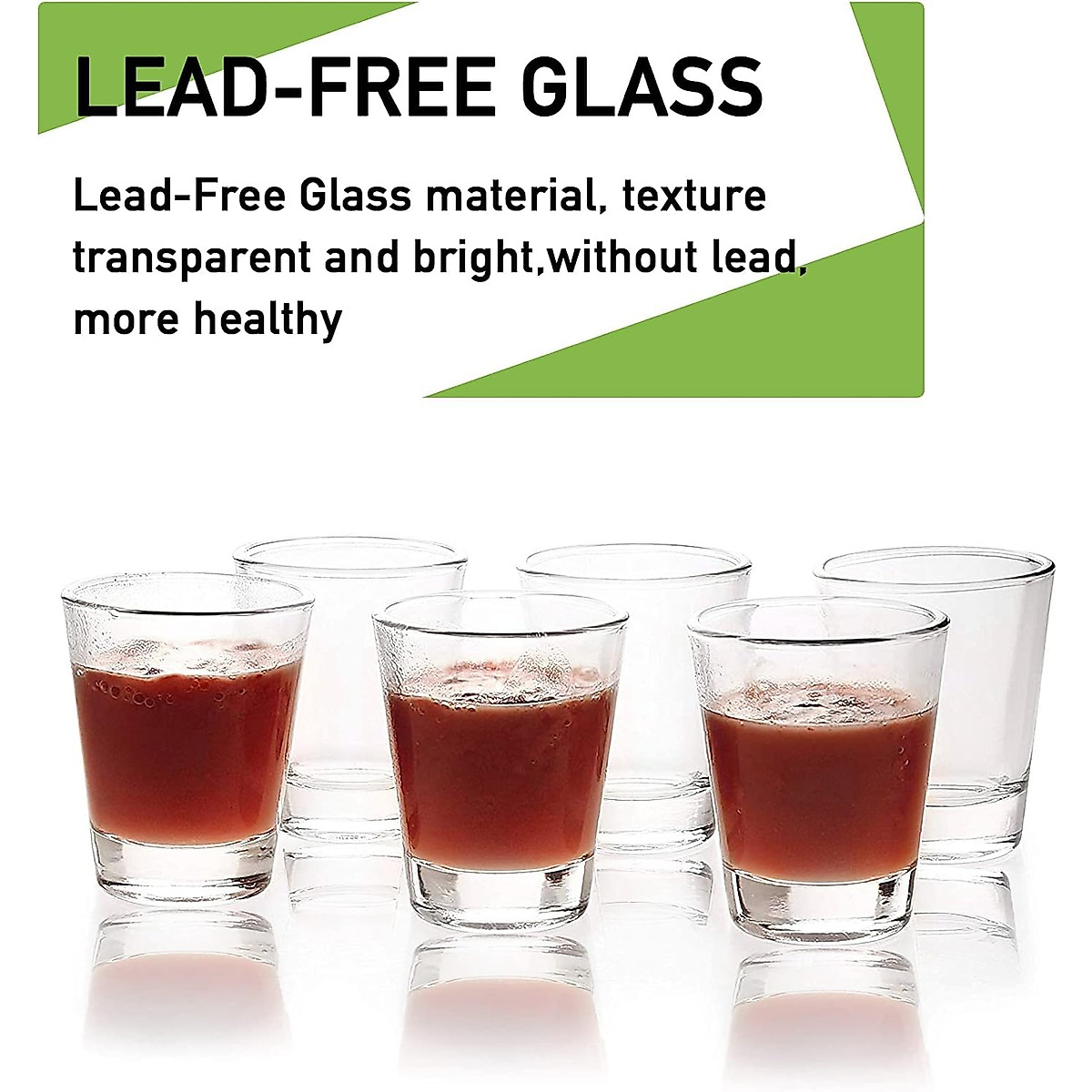 Mfacoy 30 Pack Shot Glasses Set with Heavy Base, 1.6 oz Clear Shot Glasses Bulk, Small Whiskey Shot Glass for Vodka, Whiskey, Tequila, Espressos, Spirits & Liquors, Clear Glass