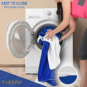 Gold Star Tri-Folding Gel Memory Foam Mattress, 39 x 75 Inches - 3-Inch Gel-Infused Cooling Mattress Topper, Cot Pad, Guest Bed - Portable Floor Mattress with Soft, Removable, and Washable Cover