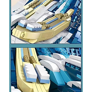 LITTCO Micro Building Blocks Mini Blocks Building Toys DIY Bricks Toys Building Sets for Adults or Teens Gifts (Waves)