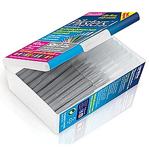 Piksters Interdental Brushes, 40 pk, Size 0, Interdental Tooth Brush for Very Fine Gaps, Gum Soft Bristles for Plaque Removal, Safe for Braces