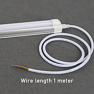 SHHUAOIL Machine LED Tube Light LED Work Light Industrial Lighting 24V/220V Energy Saving High Transmittance Good Stability Fast Heat Dissipation Suitable for CNC Machine Tool Lighting(220V,600MM)