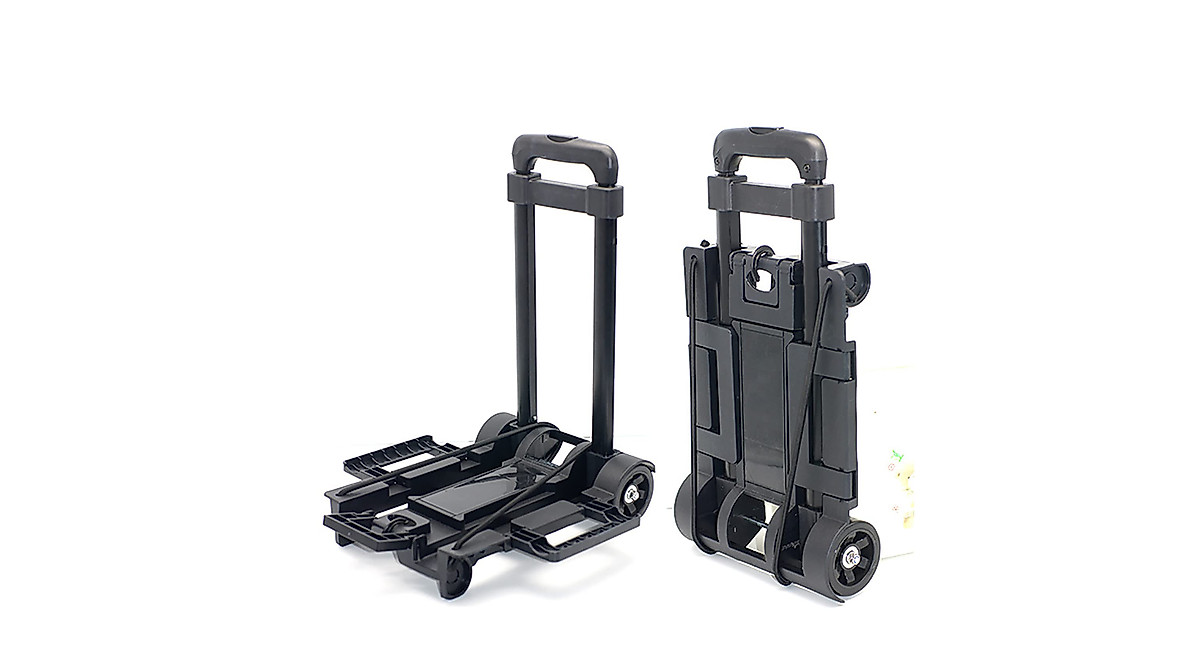 Lightweight Foldable Shopping Cart - Portable Trolley for Travel & Office