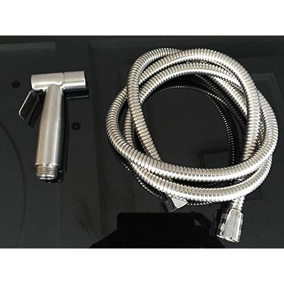 JIYTG Bidet Bidet Toilet Spray Kit 304 Stainless Steel Bidet Toilet Spray Gun Bidet Sprayer Shower Booster Flusher