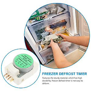 Defrost Timer Fridge Accessory Refrigerator Defrost Timing Tool Kitchen Supply Refrigerator Supplies Fridge Supplies Kitchen Gadgets Freezer Part Refrigerator Replacing Parts