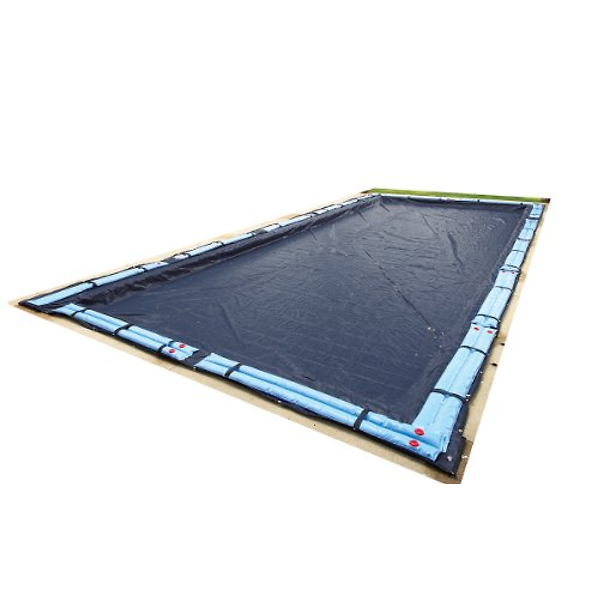 Blue Wave BWC752 Bronze 8-Year 20-ft x 40-ft Rectangular In Ground Pool Winter Cover,Dark Navy Blue