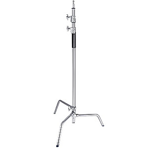 Neewer Stainless Steel Heavy Duty C-Stand, 5-10 feet/1.5-3 Meters Adjustable Photographic Sturdy Tripod for Reflectors, Softboxes, Monolights, Umbrellas