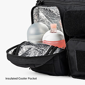 Tactical Baby Gear Deuce 3.0 Tactical Diaper Bag with Changing Mat (Coyote Brown)