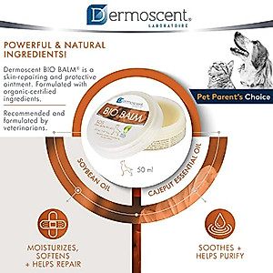 Dermoscent | Bio Balm | Natural, Organic, Healing Dog Paw Balm | Skin & Paw Soother For Dogs With Dry, Cracked, & Rough Paws | Veterinarian-Approved Paw Pad Moisturizer & Protector