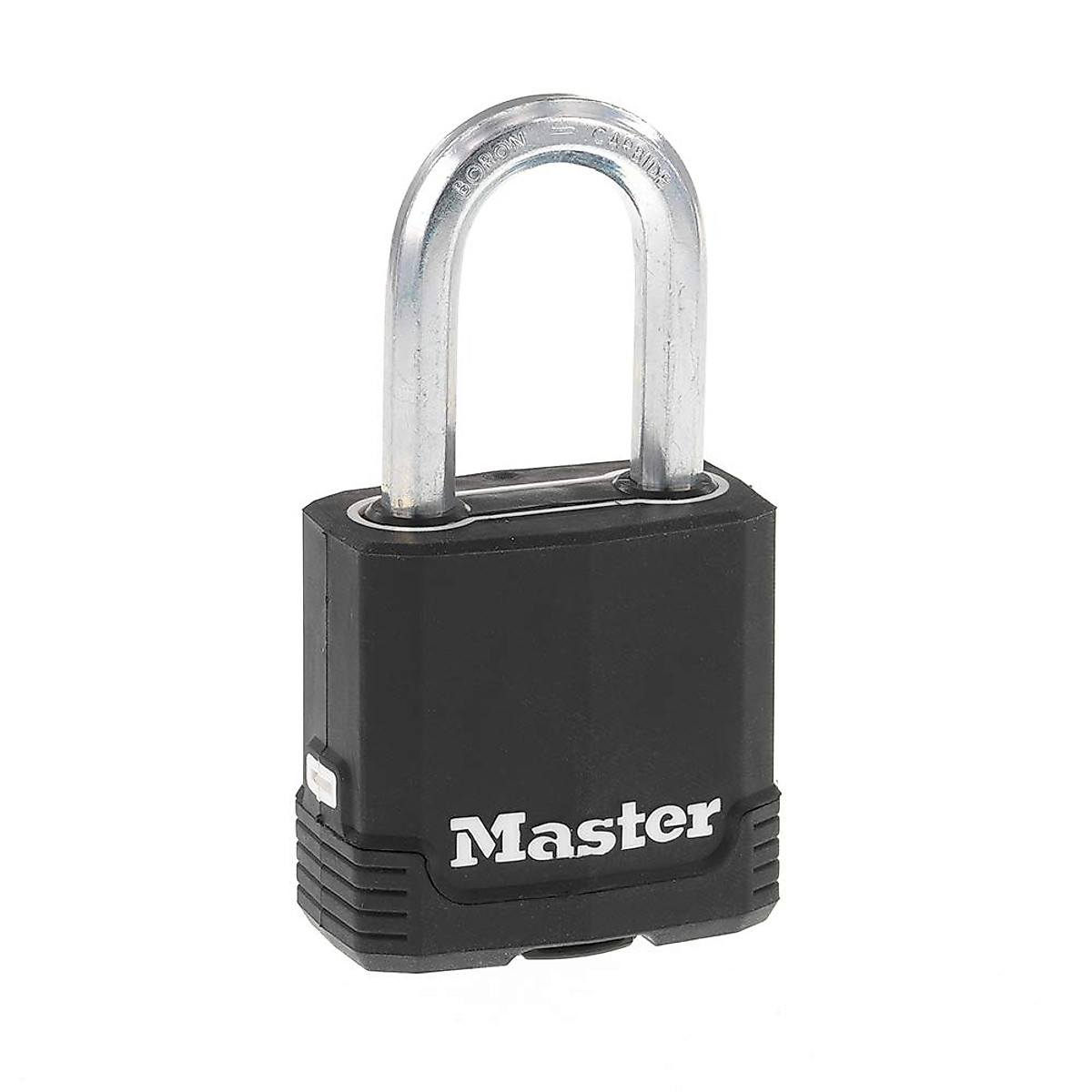 Master Lock 1-7/8 in. H x 1-3/16 in. W x 1-3/4 in. L Vinyl Covered Dual Ball Bearing Locking Padlock