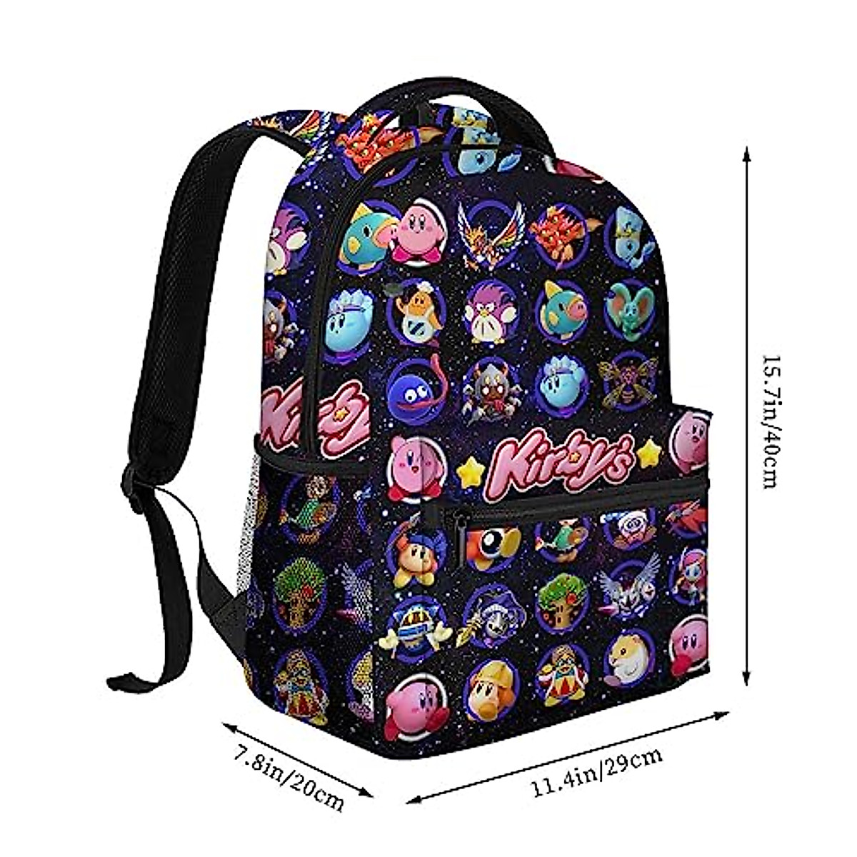 RFYBEW Cute Backpack for Girls Boys,Cartoon Anime Shoulders Bookbag Casual Laptop Backpack Travel Hiking Bag Daypack Aesthetic Purse Backpack