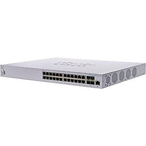 Cisco Business CBS350-24XS Managed Switch | 24 Port 10G SFP+ | 4x10GE Shared | Limited Lifetime Hardware Warranty (CBS350-24XS-NA)