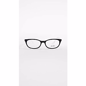 Prada PR 13VV - YC41O1 Eyeglasses Black/white W/Demo Lens 53mm