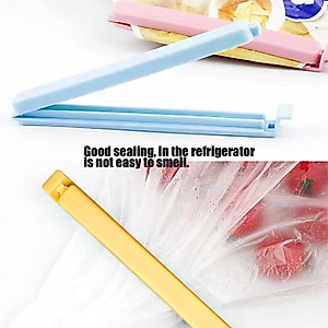 32PCS Sealing Clips for Food and Snack Bags,Plastic Sealing Clip Bag Food Bag Clips, Kitchen Clips for Bags(2.85 in, 4.59 in, 5.76 in)
