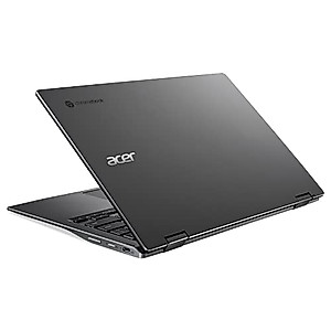 Acer Chromebook Spin 513 Convertible Laptop | Qualcomm Snapdragon 7c | 13.3" FHD IPS Touch Corning Gorilla Glass Display | 4GB LPDDR4X | 64GB eMMC | WiFi 5 | Backlit KB | Chrome OS | R841T-S4ZG, Gray