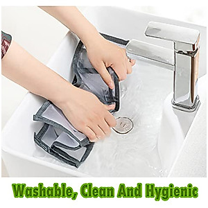 DacDark Wardrobe Clothes Organizer 2 Pcs, 7 Grids Leggings Compartment Storage Box Closet, Folding Drawer For Clothing Mesh Separation, Transparent Divider For Stacking Pants Organizer