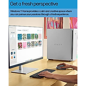 HP Envy Desktop Bundle PC, NVIDIA GeForce RTX 3070 Graphics,12th Generation Intel Core i9 Processor, 16 GB SDRAM, 1 TB SSD, Windows 11 Home OS, Wi-Fi & Bluetooth (TE02-0042, 2022)