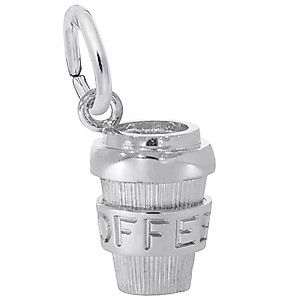 Rembrandt Charms Sterling Silver Coffee Cup Charm