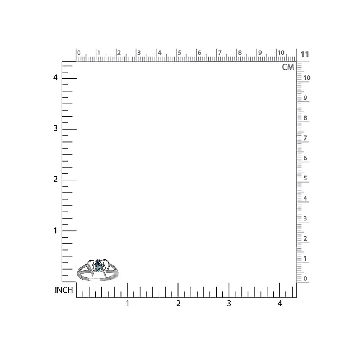 Silvershake Simulated Color Change Alexandrite 925 Sterling Silver Angel Wings Ring Size 6