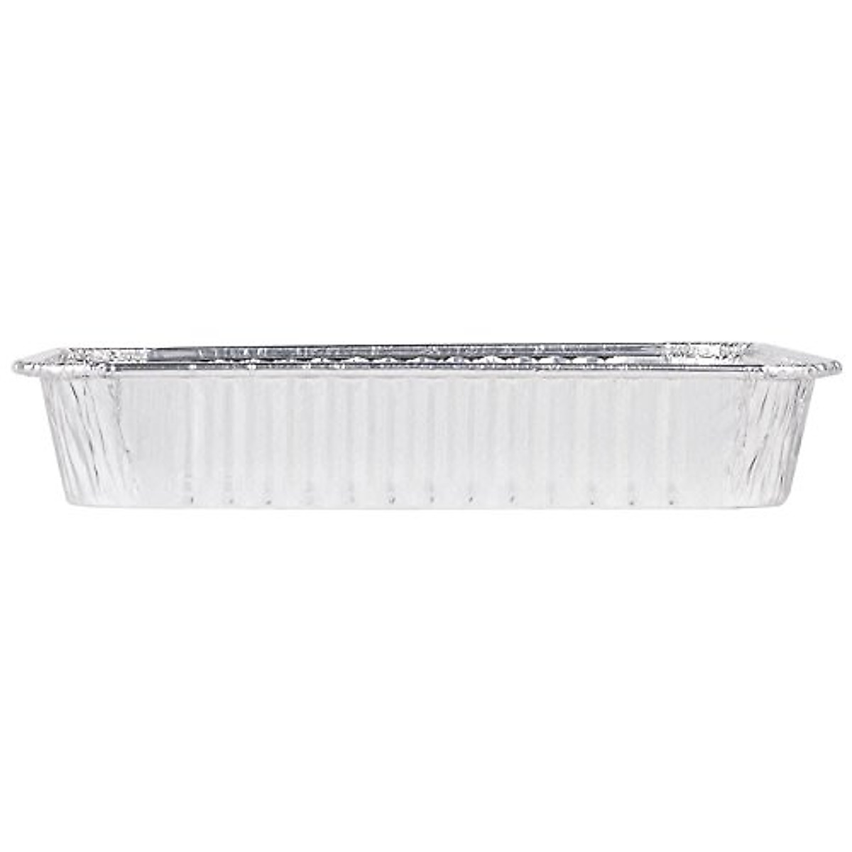 DCS Deals Pack of 20 Extra-Thick Disposable Aluminum Baking Pans | Standard Size 8” x 8” Recyclable Square Cooking Tins | Portable Food Containers | Superior Heat Conductivity |