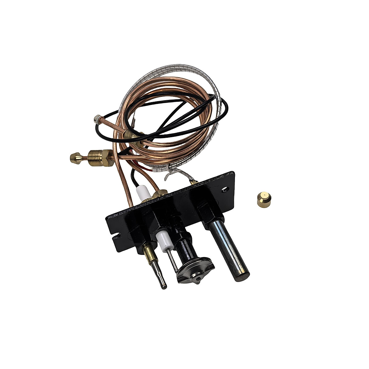 10002265 Replacement Propane/Natural Gas 3 Way Pilot Assembly compatible with for Majestic Temco, and Vermont Castings gas stoves