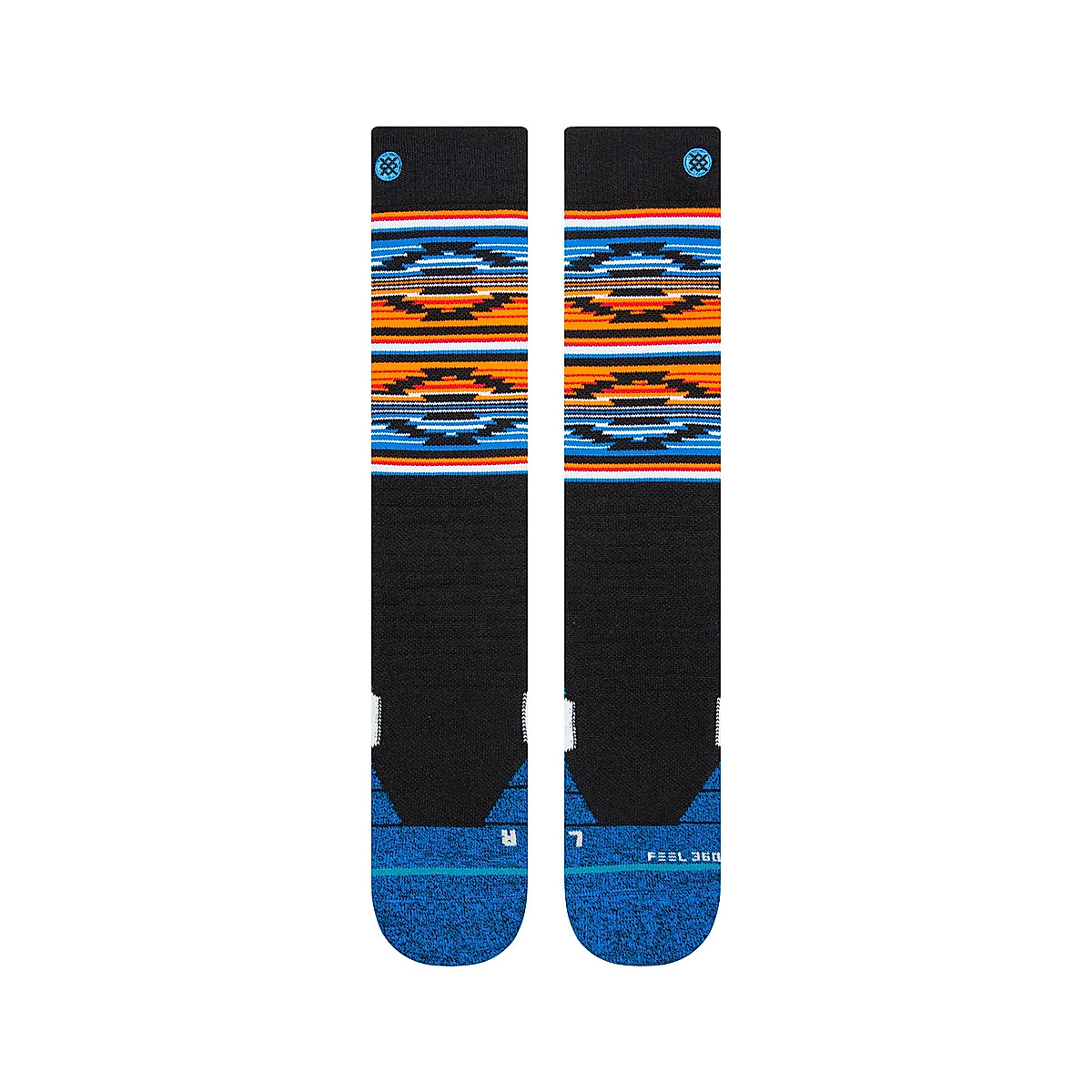 Stance Serape Dos Socks (Medium, Navy)